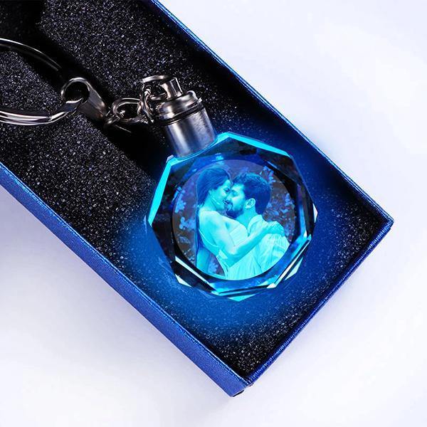 Light Up Keychain With Picture | Unique Executive Gifts